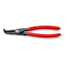Knipex 48 41 J31 Pr&auml;zisions-Sicherungsringzange f&uuml;r Innenringe in Bohrungen mit rutschhemmendem Kunststoff &uuml;berzogen grau atramentiert 210 mm)
