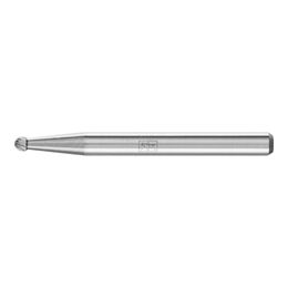 Pferd TOOLS Hartmetall Fr&auml;sstift Kugel KUD &Oslash; 02x1,5 mm Schaft-&Oslash; 3 mm Z5 universal fein (21211025)