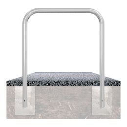 Schake Abweiseb&uuml;gel aus Stahlrohr &Oslash; 60 x 2,5 mm Breite: 1200 mm, H&ouml;he: 1200 mm ohne Querholm, zum Einbetonieren (465_13)