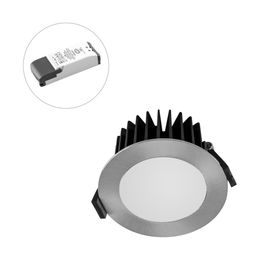 EVN Lichttechnik LED-Deckeneinbauleuchte 3000K 350mA IP44 L44101302 chr/sat)