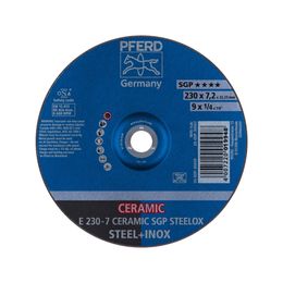 Pferd Schruppscheibe gekr&ouml;pft CO24QSG 230x7,2mm (62218300)
