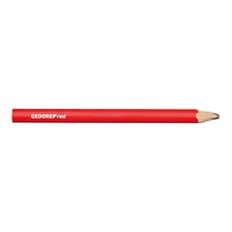Gedore R90950012 Handwerker-Bleistift 75mm oval rot 12 St&uuml;ck ; Gedore RED (3301432)
