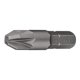 Hazet Bit 2218-PZ4 Sechskant massiv 8 (5/16 Zoll) Pozidriv Profil PZ PZ4)