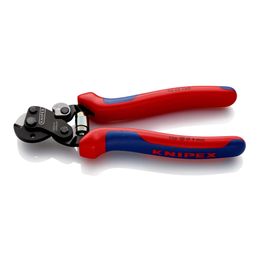 Knipex 95 62 160 Drahtseilschere auch f&uuml;r hochfeste Drahtseile mit Mehrkomponenten-H&uuml;llen br&uuml;niert 160 mm)