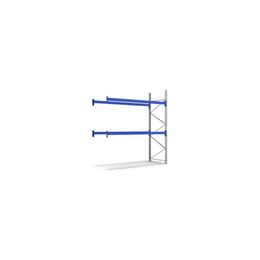 Bito Palettenregal-Set P3 Anbaufeld mit 4 Ebenen H5000xT1100xL2790 mm 800 kg, unmontiert enzianblau (42787)