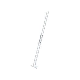 MUNK Aluminium-Seilzugleiter 2-teilig nivello&reg;-Traverse 2 x 18 Sprossen (021318)