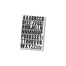 EICHNER Magnetische Buchstaben A-Z Gr&ouml;&szlig;e 43 mm schwarz wei&szlig; (9218-03031)