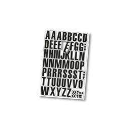 EICHNER Magnetische Buchstaben A-Z Gr&ouml;&szlig;e 43 mm schwarz wei&szlig; (9218-03031)