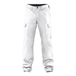 K&Uuml;BLER WORKWEAR K&uuml;bler ORGANiQ Hose 2448 weiss Gr&ouml;&szlig;e 44 ; K&uuml;bler Workwear (24481414-10-44)