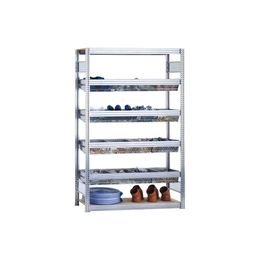 Regalwerk BERT Kleinteileregal Grundfeld HxBxT 2000x875x400mm (B3-83108-40)