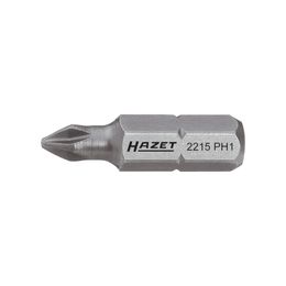 Hazet Bit 2215-PH1 Sechskant massiv 6,3 (1/4 Zoll) Kreuzschlitz Profil PH PH1)