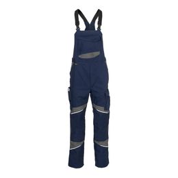 K&Uuml;BLER WORKWEAR K&uuml;bler ACTIVIQ cotton+ Latzhose dunkelblau/anthrazit 48 ; K&uuml;bler Workwear (3450 3421-4897-48)