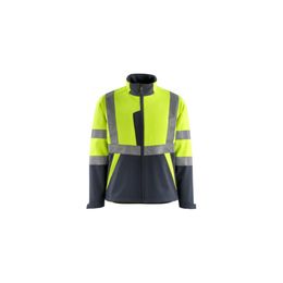 Mascot Kiama Soft Shell Jacke Gr&ouml;&szlig;e L, hi-vis gelb/schwarzblau (15902-253-17010-L)