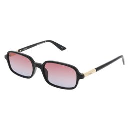 Chlo&eacute; Chlo&eacute; CH0363S | Damen-Sonnenbrille | Fassung: Vollrand, Eckig, Acetat, Schwarz | Glasfarbe: Rot