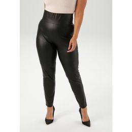 sheego Gro&szlig;e Gr&ouml;&szlig;en Leggings, schwarz, Gr&ouml;&szlig;e 46 - Damen