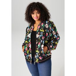 sheego Gro&szlig;e Gr&ouml;&szlig;en Blouson, bunt, Gr&ouml;&szlig;e 54 - Damen