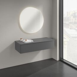 Villeroy & Boch Villeroy und Boch Antao Sideboard K41000GK 120x26,8x50cm, Waschbeckenplattenfarbe Lack, anthracite matt lacquer