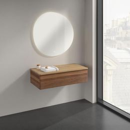 Villeroy & Boch Villeroy und Boch Antao Sideboard K40001HM 100x26,8x50cm, Waschbeckenplattenfarbe honey oak, warm walnut