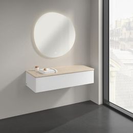 Villeroy & Boch Villeroy und Boch Antao Sideboard K41103MT 120x26,8x50cm, Waschbeckenplattenfarbe botticino, white matt lacquer