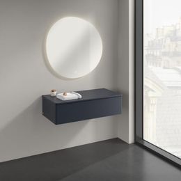 Villeroy & Boch Villeroy und Boch Antao Sideboard K40100HG 100x26,8x50cm, Waschbeckenplattenfarbe Lack, midnight blue matt lacquer