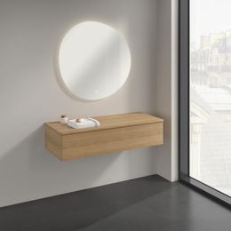 Villeroy & Boch Villeroy und Boch Antao Sideboard K41101HN 120x26,8x50cm, Waschbeckenplattenfarbe honey oak, honey oak