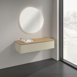 Villeroy & Boch Villeroy und Boch Antao Sideboard K41101HJ 120x26,8x50cm, Waschbeckenplattenfarbe honey oak, silk grey matt lacquer