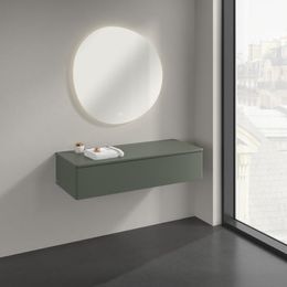 Villeroy & Boch Villeroy und Boch Antao Sideboard K41000HL 120x26,8x50cm, Waschbeckenplattenfarbe Lack, leaf green matt lacquer