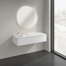 Villeroy & Boch Villeroy und Boch Antao Sideboard K41100GF 120x26,8x50cm, Waschbeckenplattenfarbe Lack, glossy white lacquer