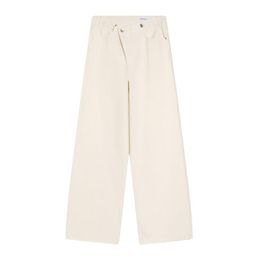 Bershka Jeans female Beige size 32