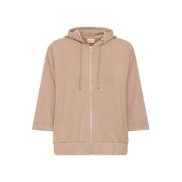 Fransa Zip-Up Hoodie 'FRAurora' female Brown size XS