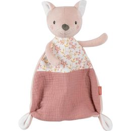 babyFEHN fehn Schmusetuch Katze, rosa