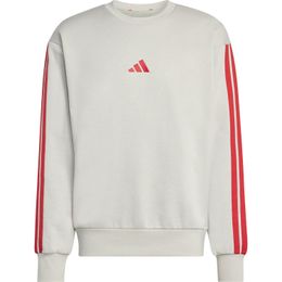 Adidas 3S Sweatshirt Herren - Gr&ouml;&szlig;e M - braun