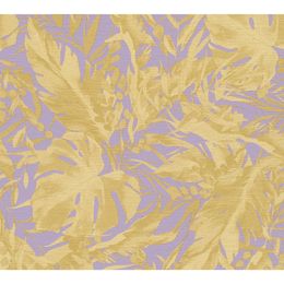 A.S. Cr&eacute;ation A.S. Cr&eacute;ation Vliestapete 'CosmoLiving by Cosmopolitan' Dschungelbl&auml;tter violett 10,05 x 0,53 m