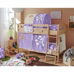 Ticaa Etagenbett Erni Country-V Kiefer Natur Motiv