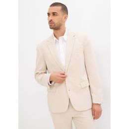 bonprix Baukasten-Sakko Regular Fit, beige, Gr.64, Zeitloses modisches Sakko im Regular Fit