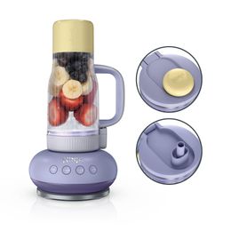 Ninja BlendBoss Standmixer mit To-Go-Becher &ndash; Lavendel/Gelb DB351EUPR