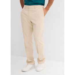 bonprix Baukasten-Anzugshose Regular Fit, beige, Gr.52, Zeitlose modische Anzughose-Hose im Regular Fit