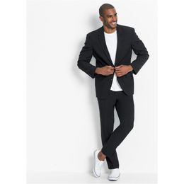 bonprix Anzug in Regular Fit (2-tlg. Set), schwarz, Gr.25, Klassischer Anzug mit praktischen Taschen und stillvoller Bequembundhose