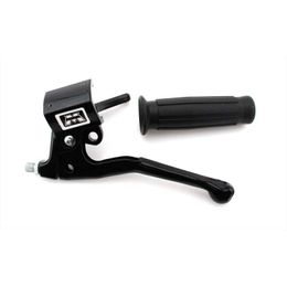 Bremsgriff Armatur Schwarz mit Griffgummi f&uuml;r MBK, Mobylette, Motobecane