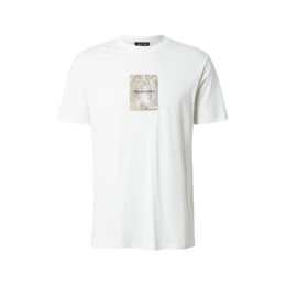 Armani Exchange T-Shirt Herren Gr&ouml;&szlig;e L beige / schwarz / offwhite