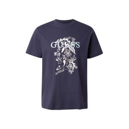 Guess T-Shirt Herren Gr&ouml;&szlig;e XS dunkelblau / wei&szlig;