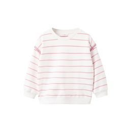 Mango Kids Sweatshirt M&auml;dchen Gr&ouml;&szlig;e 104/110 rosa / wei&szlig;