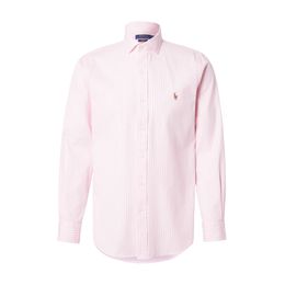 Polo Ralph Lauren Hemd Herren Gr&ouml;&szlig;e L hellpink / wei&szlig;