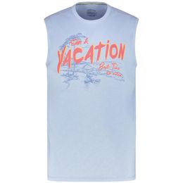 Gro&szlig;e Gr&ouml;&szlig;en Redfield Tanktop mit Print Farbe hellblau Gr&ouml;&szlig;e: 3XL