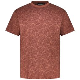 Gro&szlig;e Gr&ouml;&szlig;en North T-Shirt mit Allover-Muster Farbe braun Gr&ouml;&szlig;e: 7XL