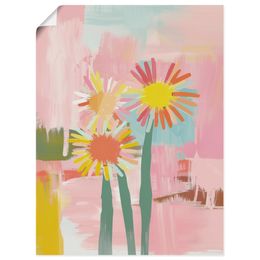 Wandbild Artland, B:45cm H:60cmfarbe bild(er): pink, Papier, Wohnzimmer, Bilder, "Fl&uuml;stern des Sommers", als Alubild, Leinwandbild, Poster,
