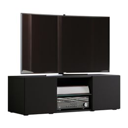 Wohnzimmertisch Vcm "Holz TV Lowboard M&ouml;bel Fernsehschrank Lowina", schwarz, B:95cm T:36cm, Sideboards, TV-Sideboard