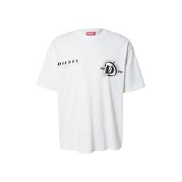 Diesel T-Shirt 'BOGGY-V6' Herren Gr&ouml;&szlig;e L schwarz / offwhite
