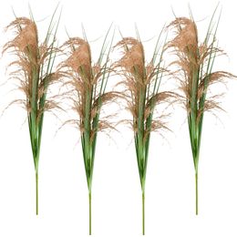 Kunstzweig Creativ green "Schilfgraszweig", gr&uuml;n, H:105cm, Kunststoff, Kunstpflanzen, Kunstzweig, mit t&auml;uschend echter Bl&uuml;te
