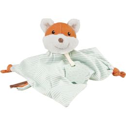 Schmusetuch Sterntaler "Fuchs Filou M", Baby, eisgr&uuml;n, Polyester, Schnuffelt&uuml;cher, mit Bei&szlig;ring aus Silikon